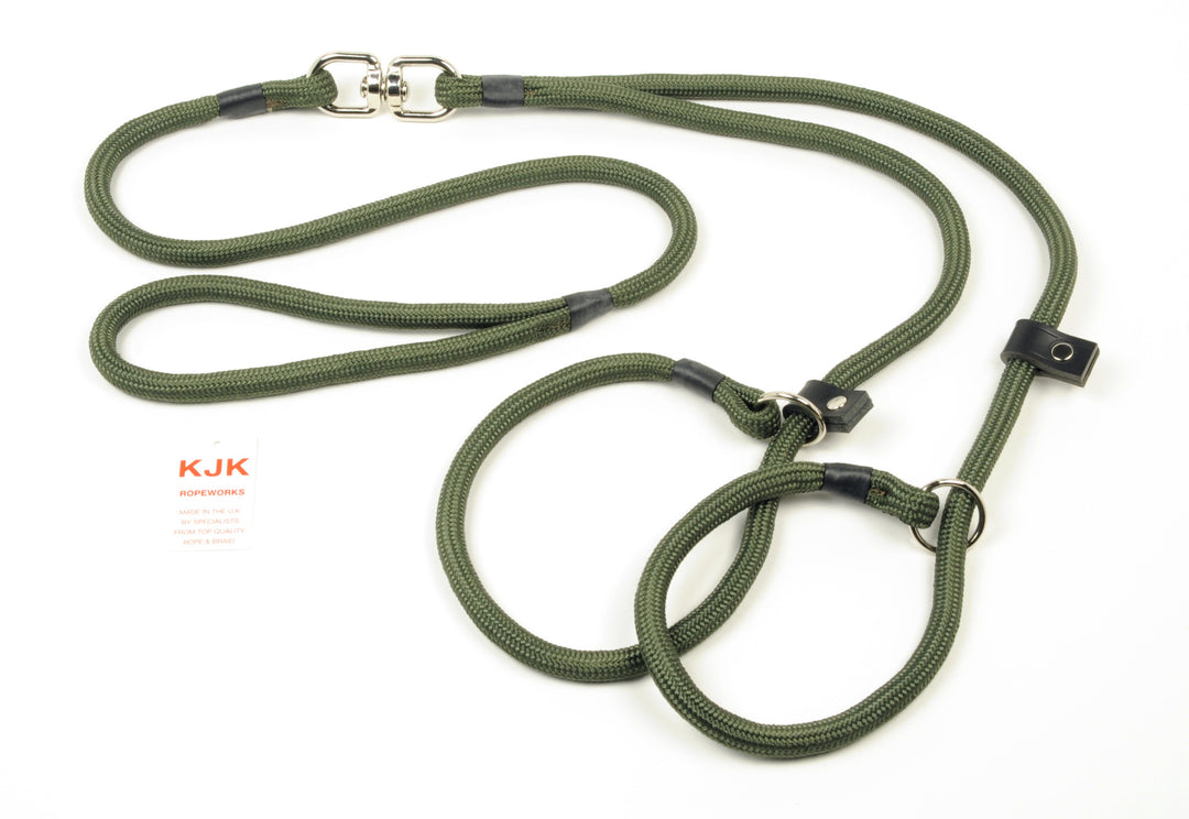 Braided Gun Dog Lead for 2 dogs | Muntjac Trading